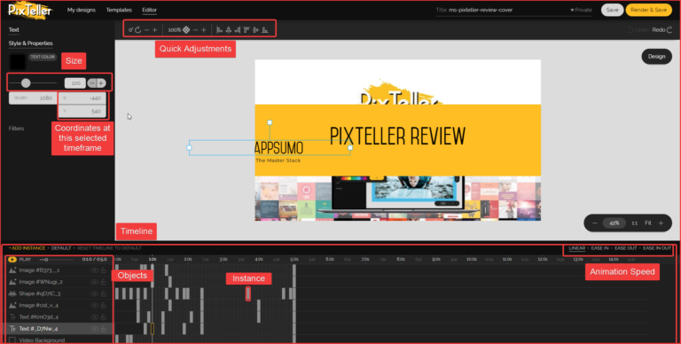 PixTeller Review 2020 Quick and Powerful Image and Animation Editor | The Master Stack